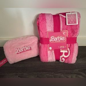 Barbie | Bags | Nwt Barbie Throw And Barbie Makeup Bag | Poshmark